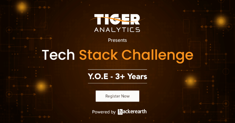 Raunak Gupta on LinkedIn: Tiger Analytics Tech Stack Challenge Raunak Gupta on LinkedIn: Tiger Analytics Tech Stack Challenge