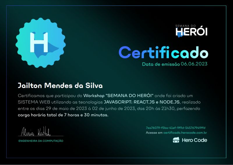 Jailton Mendes no LinkedIn: #reactjs #nodejs #desenvolvimentoweb Jailton Mendes no LinkedIn: #reactjs #nodejs #desenvolvimentoweb