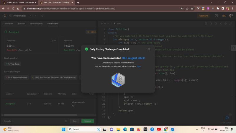 Subha Nayak on LinkedIn: #leetcode #problemoftheday #codingchallenge # ... Subha Nayak on LinkedIn: #leetcode #problemoftheday #codingchallenge # ...