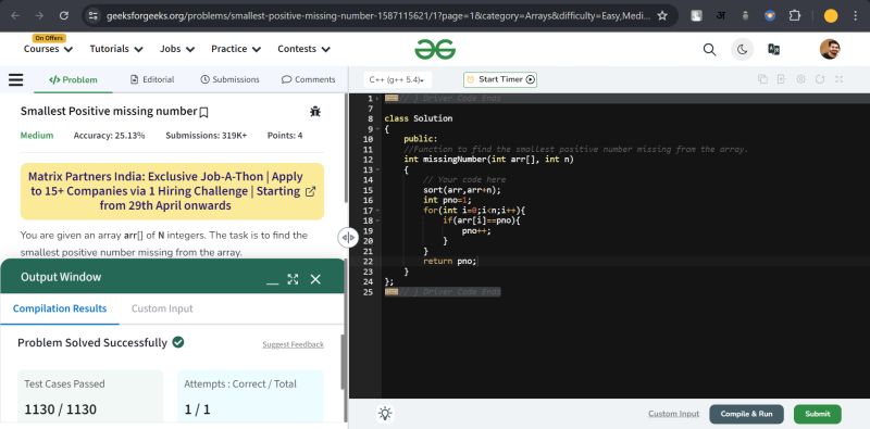 Srinath Kumar on LinkedIn: #coding #problemsolving #geekforgeeks ... Srinath Kumar on LinkedIn: #coding #problemsolving #geekforgeeks ...