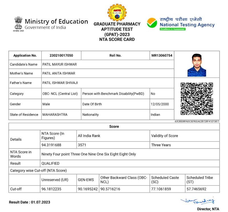 Mayur Patil on LinkedIn: #career #gpat2023 Mayur Patil on LinkedIn: #career #gpat2023