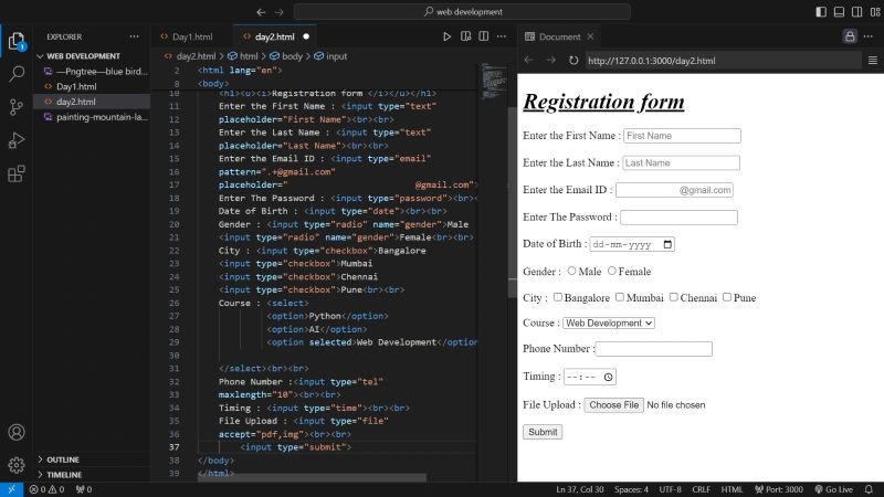 Abhinav Kumar on LinkedIn: #html #webdevelopment #codingjourney Abhinav Kumar on LinkedIn: #html #webdevelopment #codingjourney