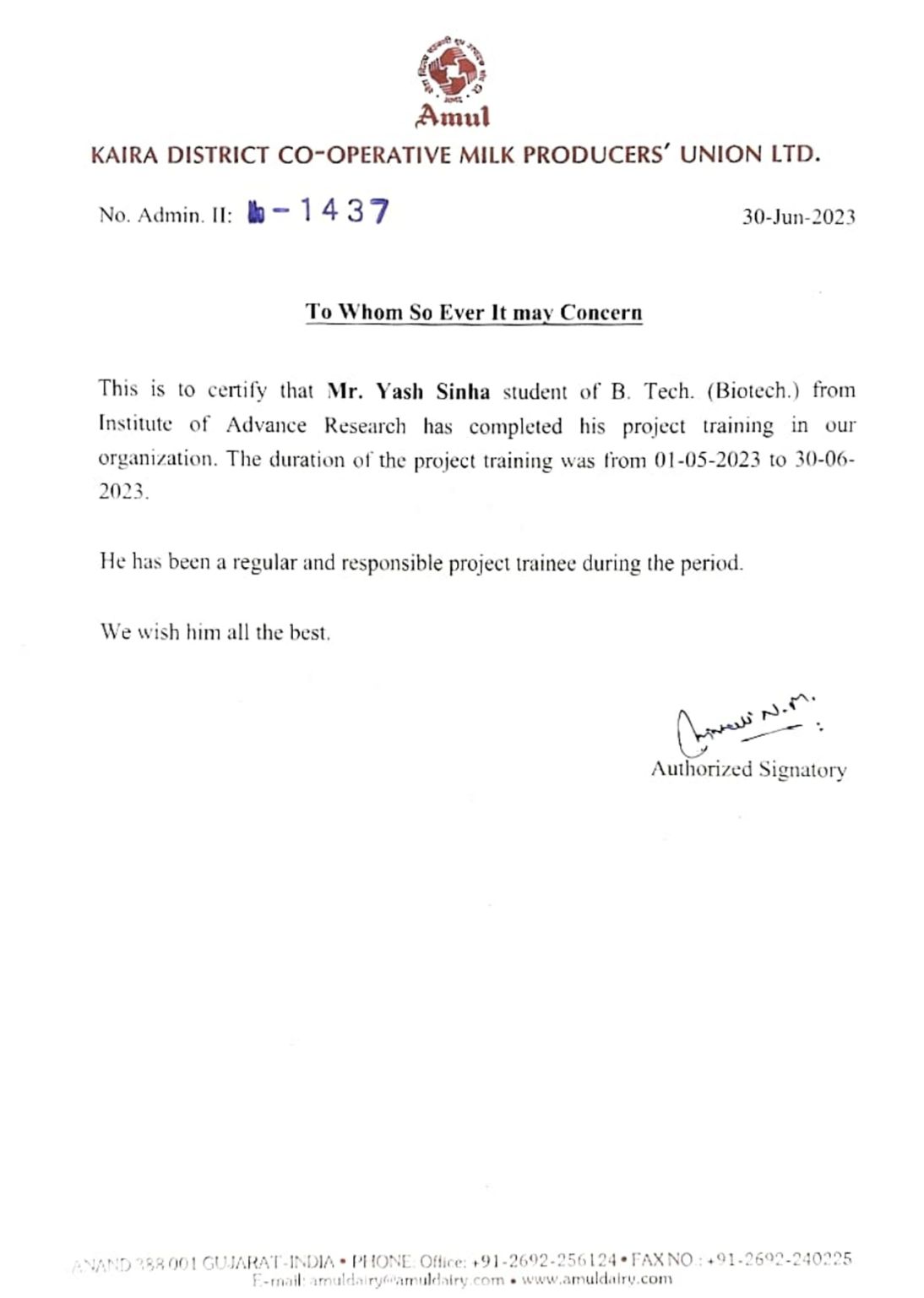 Yash Sinha on LinkedIn: #summerinternship #dairyindustry # ... Yash Sinha on LinkedIn: #summerinternship #dairyindustry # ...