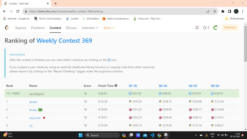 Saiyam Jain on LinkedIn: #top10airborne #codingchampion #leetcode # ... Saiyam Jain on LinkedIn: #top10airborne #codingchampion #leetcode # ...