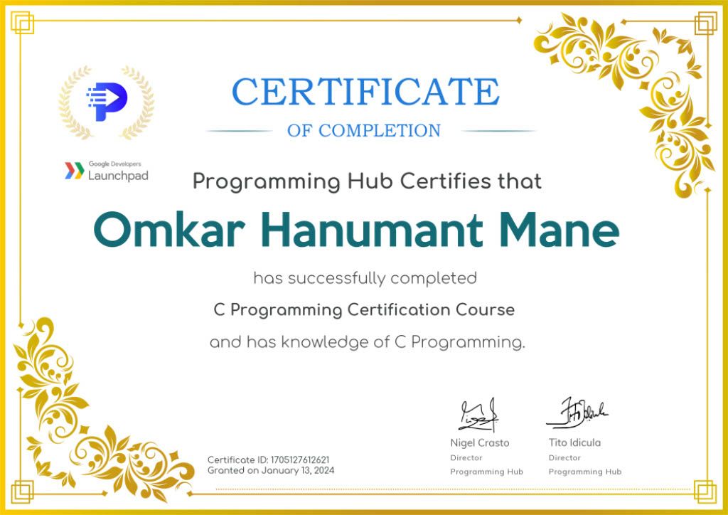Omkar Mane on LinkedIn: #programming #coding #cprogramming #learning # ... Omkar Mane on LinkedIn: #programming #coding #cprogramming #learning # ...