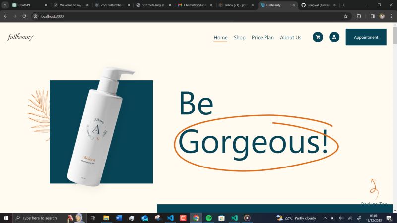 Fullbeauty App update with React and Tailwindcss | Alexander Rengkat ... Fullbeauty App update with React and Tailwindcss | Alexander Rengkat ...