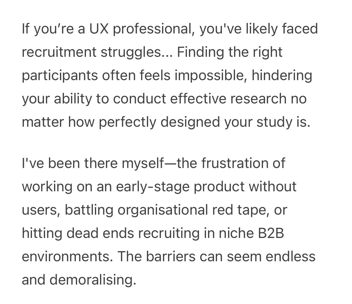 Synthetic Users on LinkedIn: A very important post from Maria ... Synthetic Users on LinkedIn: A very important post from Maria ...