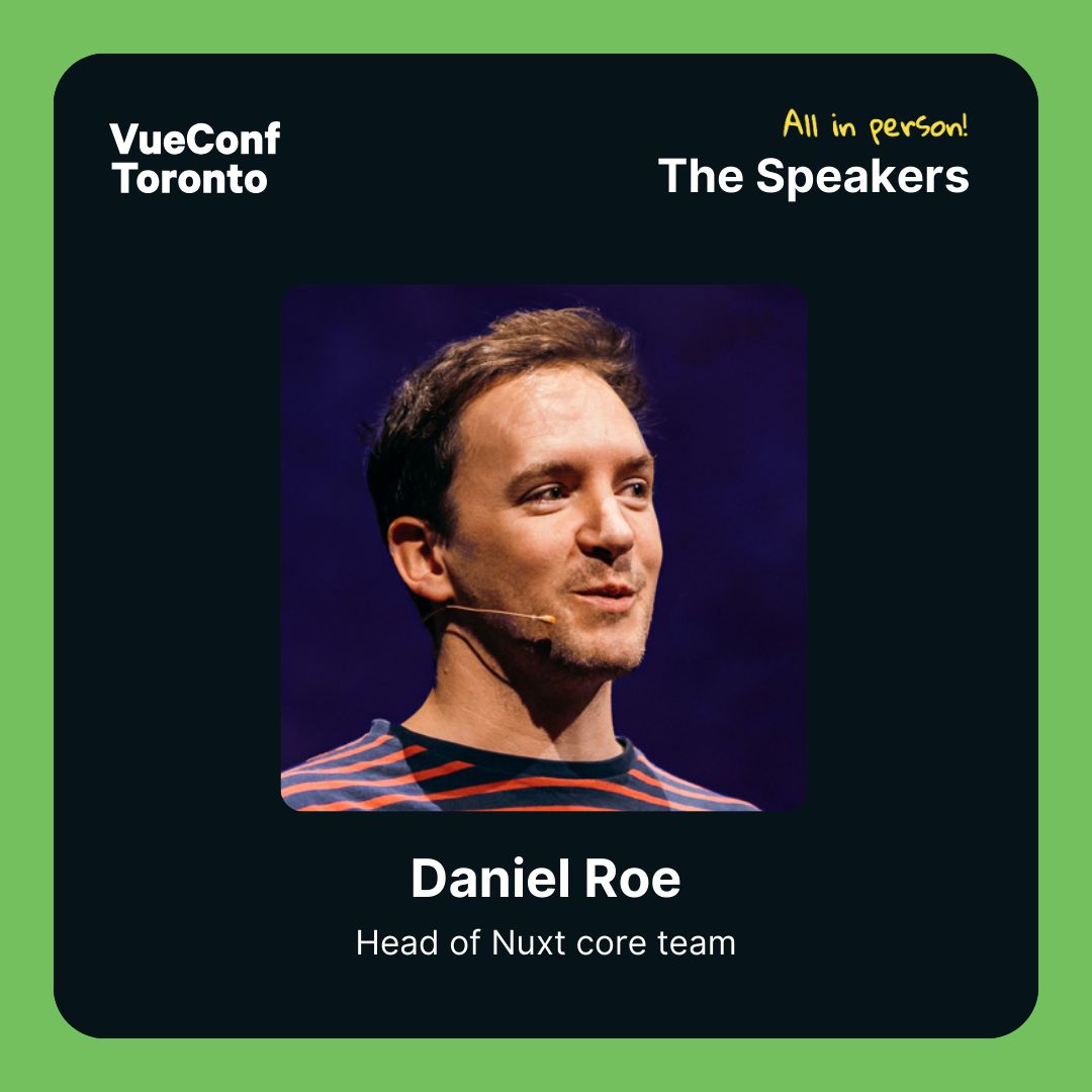 VueConf Toronto on LinkedIn: #vuejs #nuxt #vue #toronto #vueconftoronto VueConf Toronto on LinkedIn: #vuejs #nuxt #vue #toronto #vueconftoronto