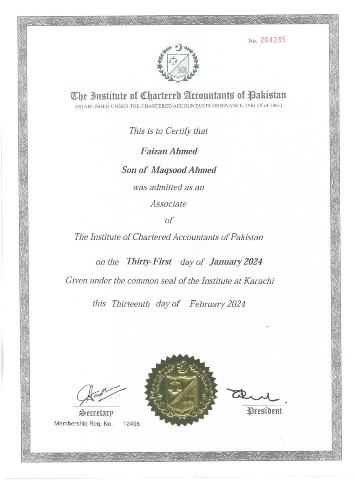 Faizan Ahmed, ACA on LinkedIn: Alhamdulillah. I am admitted as ... Faizan Ahmed, ACA on LinkedIn: Alhamdulillah. I am admitted as ...