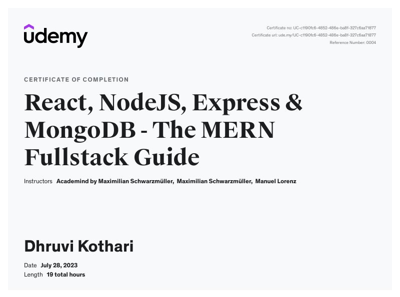 Dhruvi Kothari on LinkedIn: #mernstack #nodejs #reactjs #expressjs # ... Dhruvi Kothari on LinkedIn: #mernstack #nodejs #reactjs #expressjs # ...