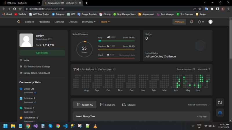Sanjay Lakum on LinkedIn: #apnacollege #leetcode #dsa #coding #faang # ... Sanjay Lakum on LinkedIn: #apnacollege #leetcode #dsa #coding #faang # ...