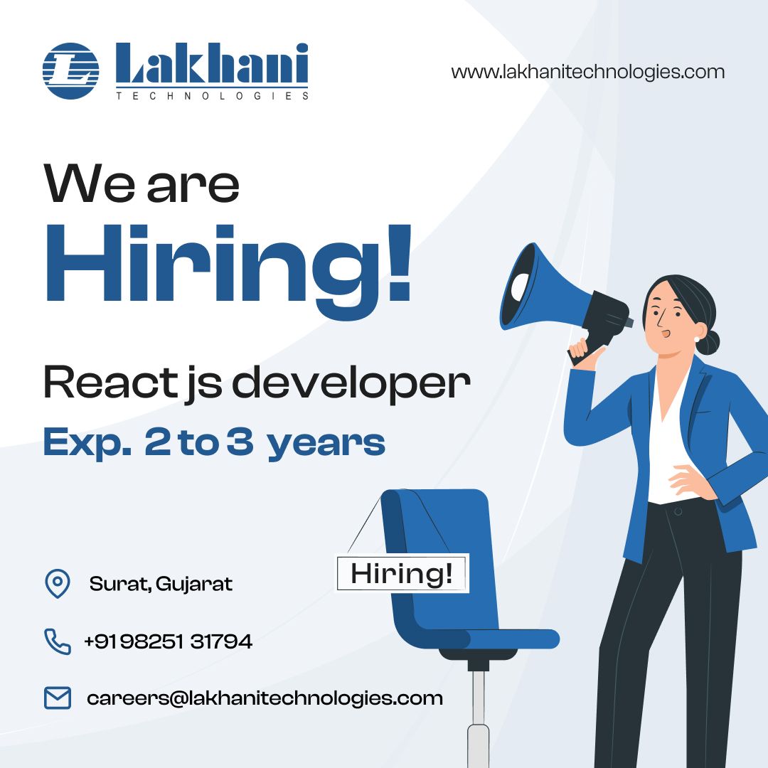 Lakhani Technologies on LinkedIn: #hiring #hiringalerts # ... Lakhani Technologies on LinkedIn: #hiring #hiringalerts # ...