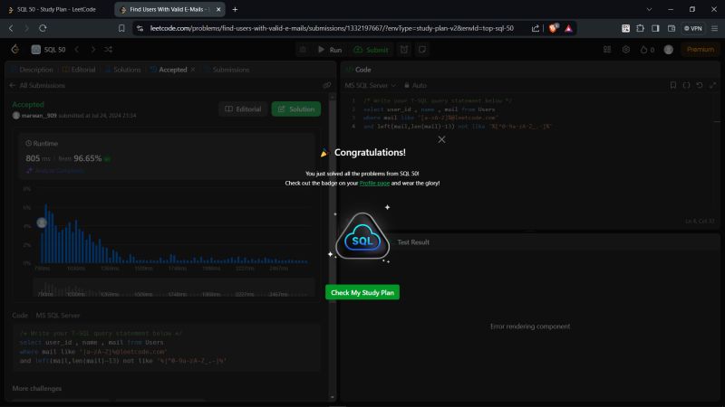 Marwan Mohamed on LinkedIn: #sql #leetcode #continuouslearning # ... Marwan Mohamed on LinkedIn: #sql #leetcode #continuouslearning # ...