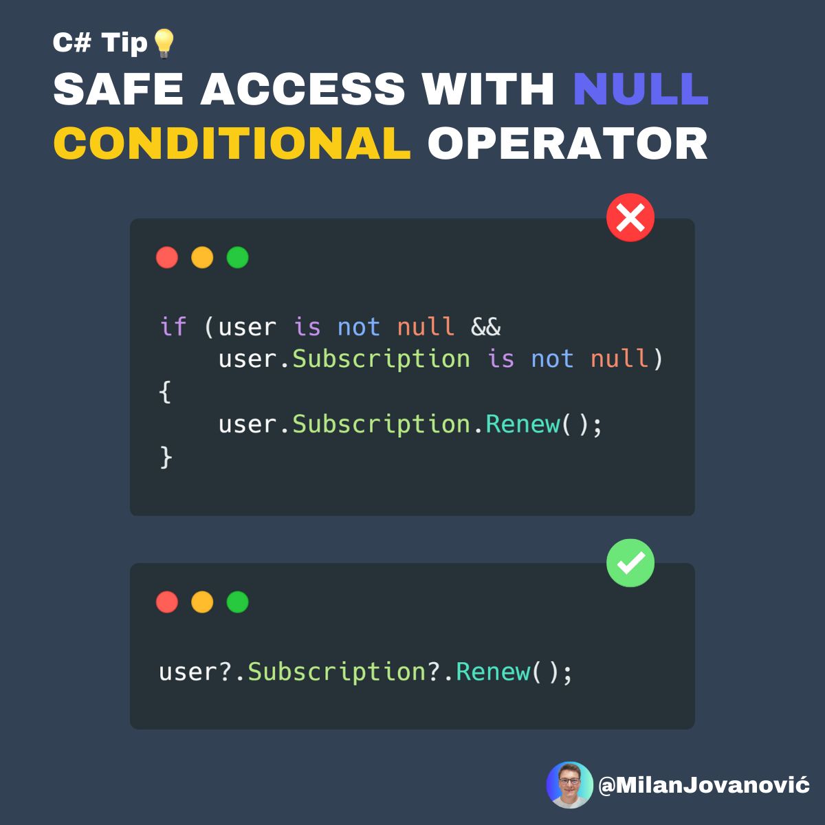 عمر الحربي on LinkedIn: no more checking for nulls manually and writing ... عمر الحربي on LinkedIn: no more checking for nulls manually and writing ...