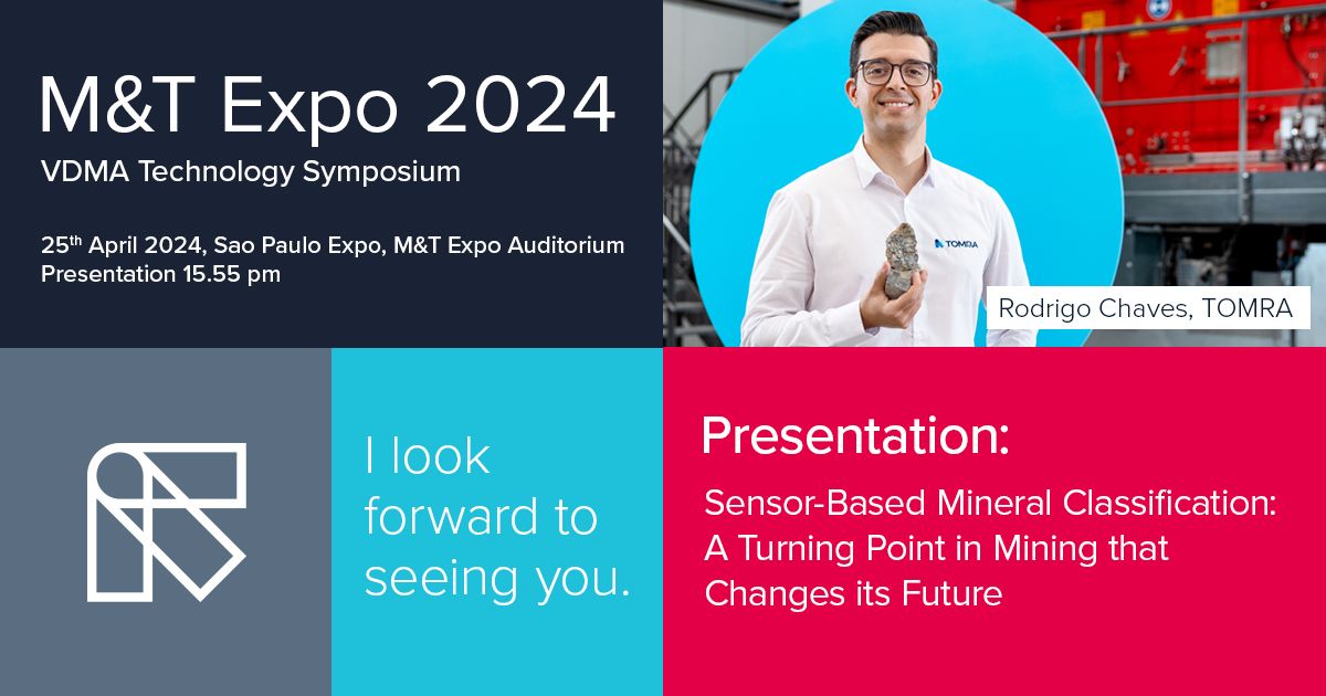 TOMRA Mining on LinkedIn: #tomra #sensorbasedsorting #mtexpo #mining TOMRA Mining on LinkedIn: #tomra #sensorbasedsorting #mtexpo #mining
