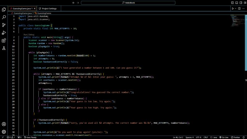 Abdul Wasay Khan on LinkedIn: #javadeveloper #numberguessinggame # ... Abdul Wasay Khan on LinkedIn: #javadeveloper #numberguessinggame # ...