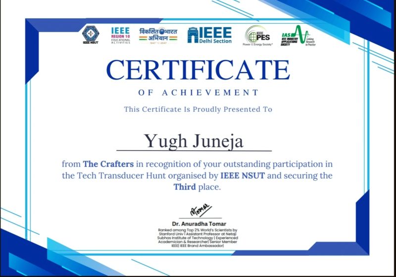 Yugh Juneja on LinkedIn: #teamworkmakesthedreamwork #ieee Yugh Juneja on LinkedIn: #teamworkmakesthedreamwork #ieee