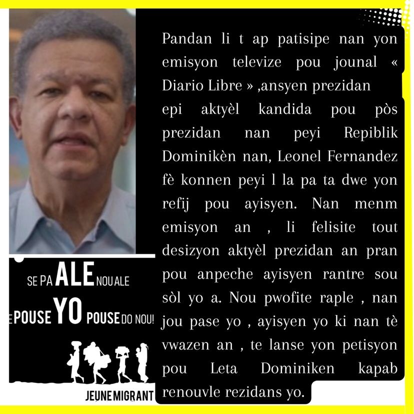 Luc Junior on LinkedIn: Repiblik Dominikèn pa dwe yon refij pou ayisyen… Luc Junior on LinkedIn: Repiblik Dominikèn pa dwe yon refij pou ayisyen…