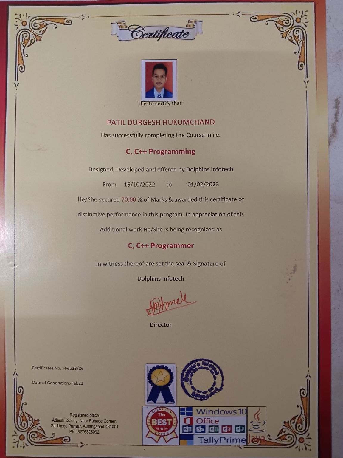 Durgesh Patil on LinkedIn: #cprogramming #cplusplus #dolphinsinfotech # ... Durgesh Patil on LinkedIn: #cprogramming #cplusplus #dolphinsinfotech # ...