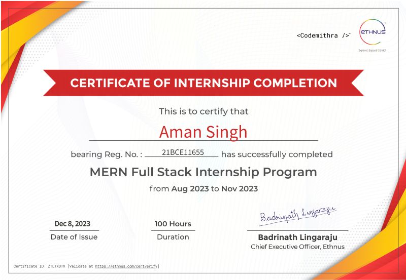 Aman Singh on LinkedIn: #mernstack #reactjs #webdevelopment # ... Aman Singh on LinkedIn: #mernstack #reactjs #webdevelopment # ...
