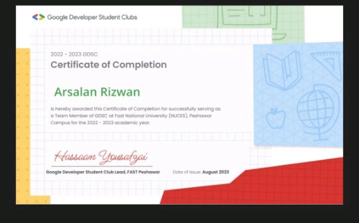Muhammad Arslan Rizwan on LinkedIn: #flutter #certification #gdsc #teamwork Muhammad Arslan Rizwan on LinkedIn: #flutter #certification #gdsc #teamwork