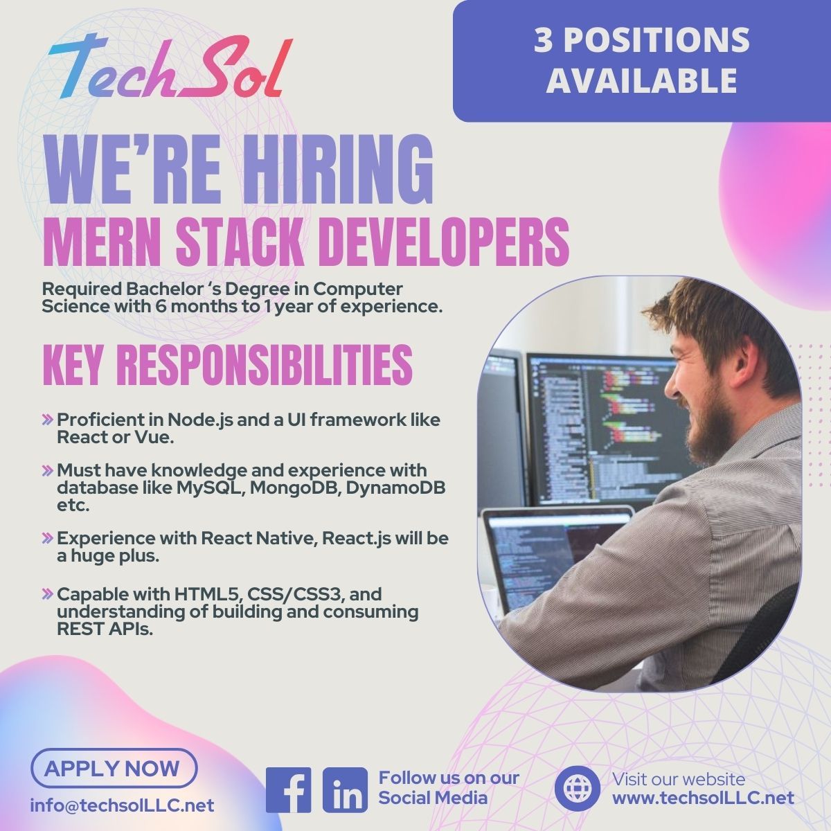 Techsol LLC on LinkedIn: #mernstack #programming #javascript # ... Techsol LLC on LinkedIn: #mernstack #programming #javascript # ...