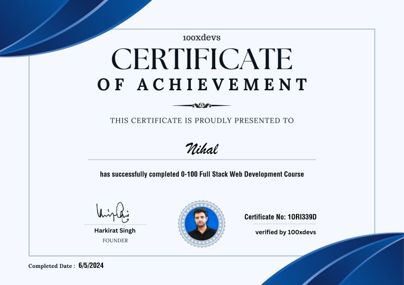 Nihal Dhore on LinkedIn: #webdevelopment #learningjourney #100xdevs # ... Nihal Dhore on LinkedIn: #webdevelopment #learningjourney #100xdevs # ...