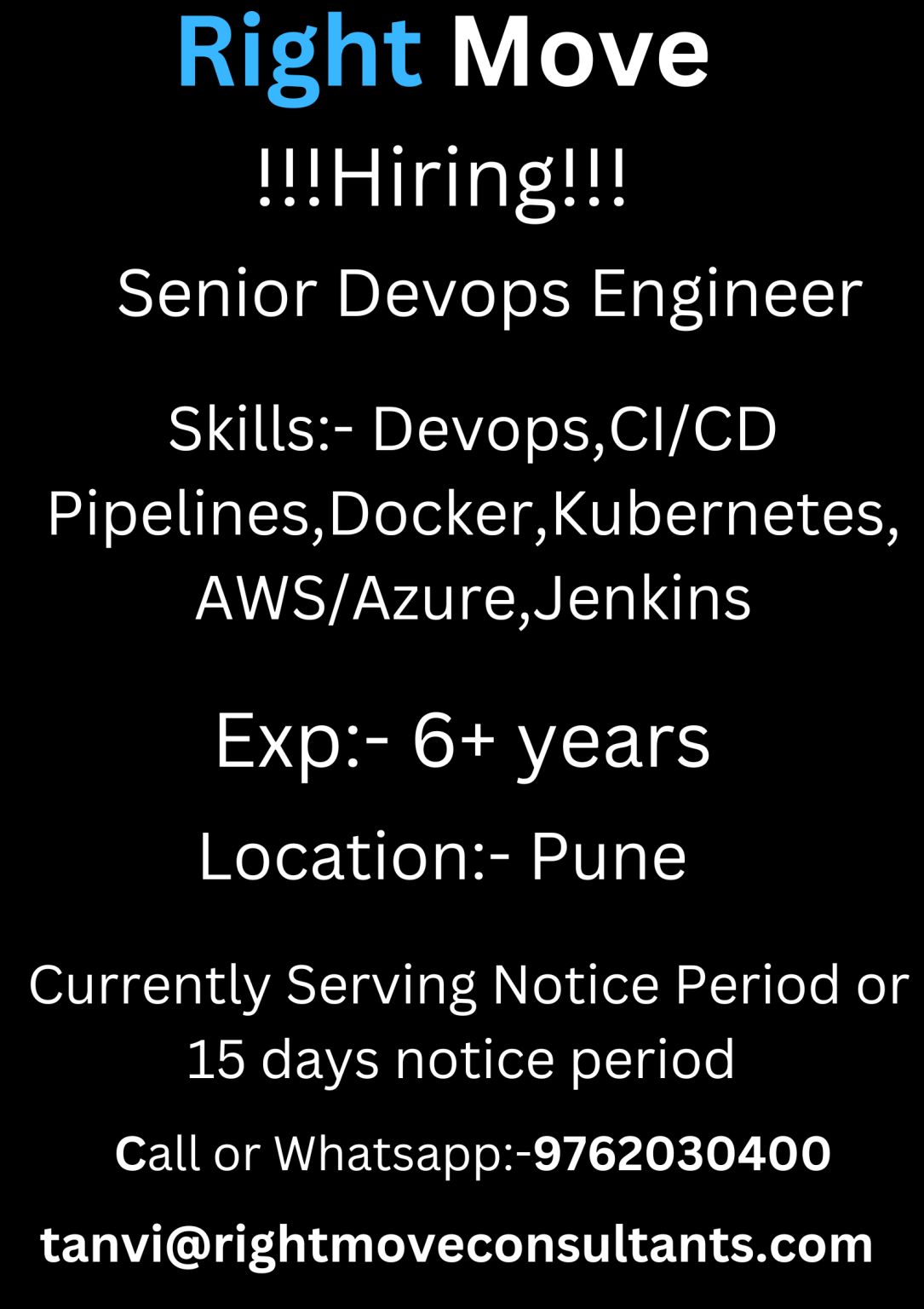 Tanvi P on LinkedIn: #devopsengineer #devops #cicd #kubernetes #docker ... Tanvi P on LinkedIn: #devopsengineer #devops #cicd #kubernetes #docker ...