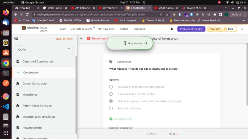Deepak Prajapat on LinkedIn: Q : qouestion on constructor on Coding Ninjas… Deepak Prajapat on LinkedIn: Q : qouestion on constructor on Coding Ninjas…
