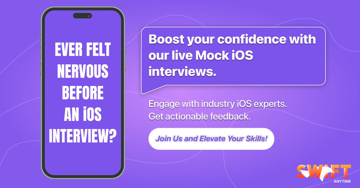 Swift Anytime's Mock Interview for iOS developers | Nitin Aggarwal ... Swift Anytime's Mock Interview for iOS developers | Nitin Aggarwal ...