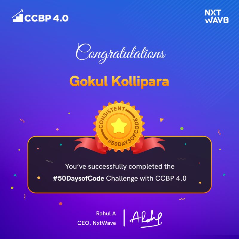 Gokul Kollipara on LinkedIn: #50daysofcodechallenge #python # ... Gokul Kollipara on LinkedIn: #50daysofcodechallenge #python # ...