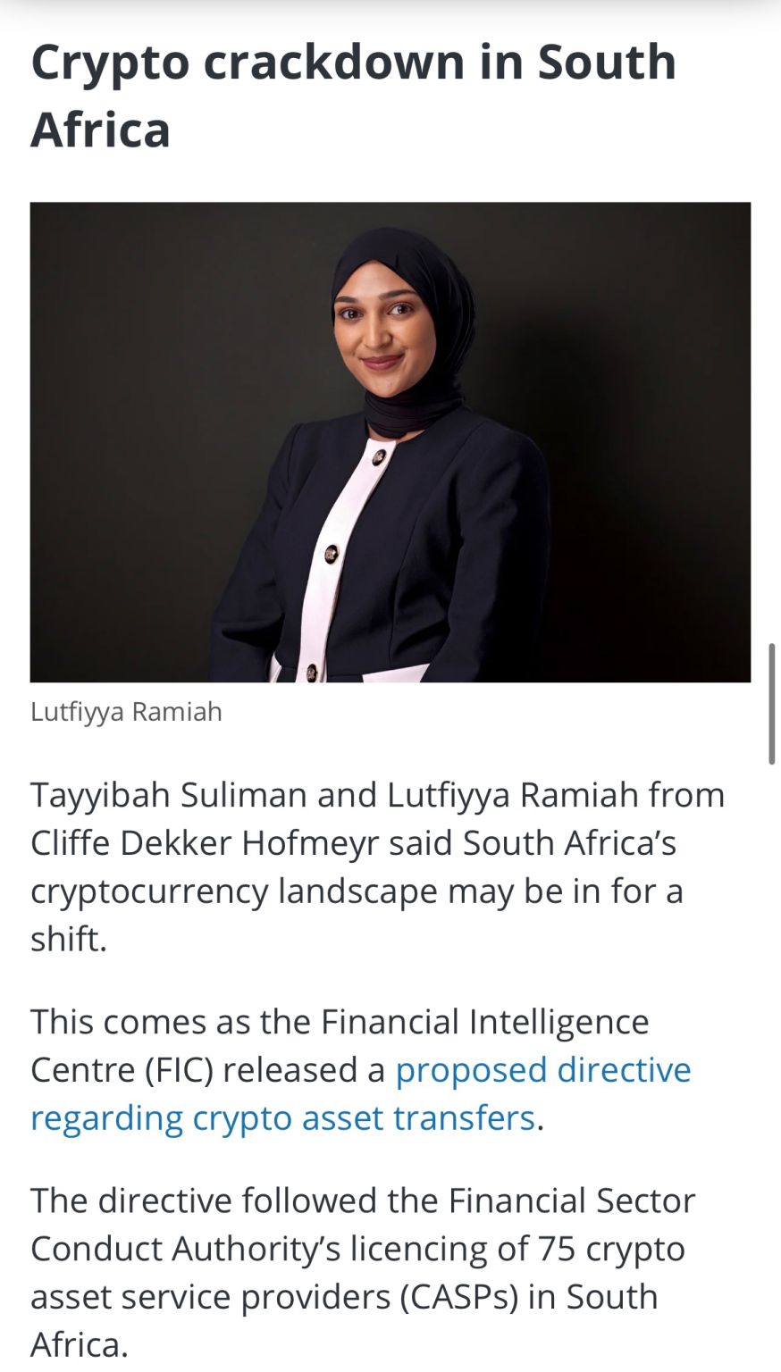 Lutfiyya Ramiah on LinkedIn: Fantastic for my Cryptocurrency article to ... Lutfiyya Ramiah on LinkedIn: Fantastic for my Cryptocurrency article to ...