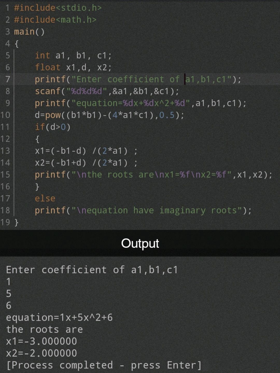 Anu Kumari on LinkedIn: #programming #cprogramming #quadraticequation # ... Anu Kumari on LinkedIn: #programming #cprogramming #quadraticequation # ...