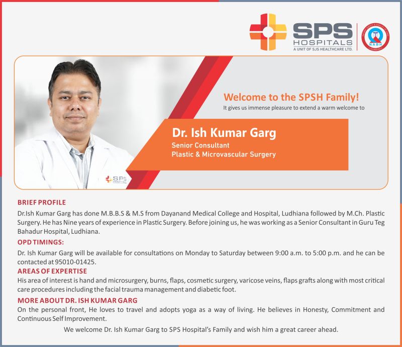 SPS Hospitals on LinkedIn: We are proud to announce that Dr. Ish Kumar ... SPS Hospitals on LinkedIn: We are proud to announce that Dr. Ish Kumar ...