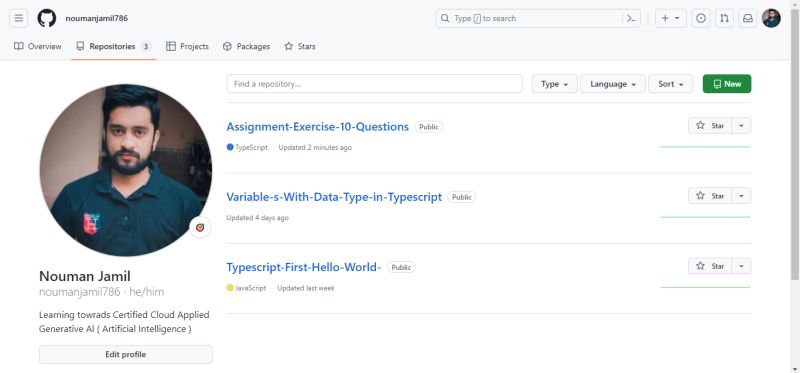 Nouman Jamil on LinkedIn: #generatieveai #typescript #learningeveryday #ai Nouman Jamil on LinkedIn: #generatieveai #typescript #learningeveryday #ai