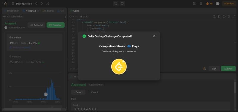 Himanshu S. on LinkedIn: Day 168 - Solved 1 problem LeetCode 1) Merge ... Himanshu S. on LinkedIn: Day 168 - Solved 1 problem LeetCode 1) Merge ...