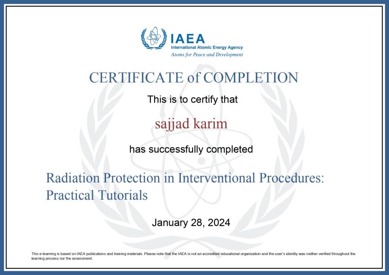 sajjad Karim on LinkedIn: INTERNATIONAL ATOMIC ENERGY AGENCY sajjad Karim on LinkedIn: INTERNATIONAL ATOMIC ENERGY AGENCY