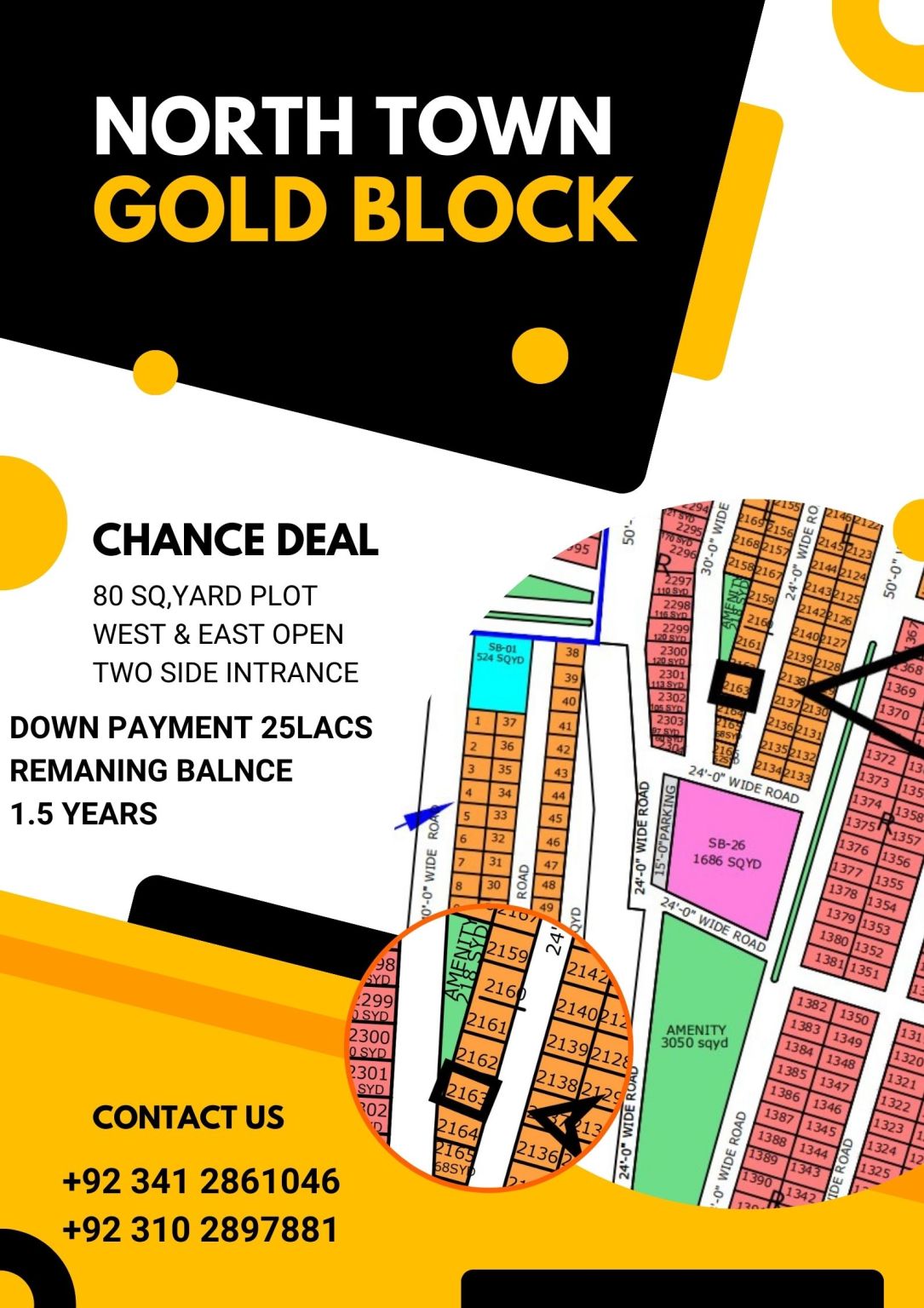 Arham Khan on LinkedIn: NORTH TOWN PHASE 01 GOLD BLOCK MEGA MALL FACING ... Arham Khan on LinkedIn: NORTH TOWN PHASE 01 GOLD BLOCK MEGA MALL FACING ...