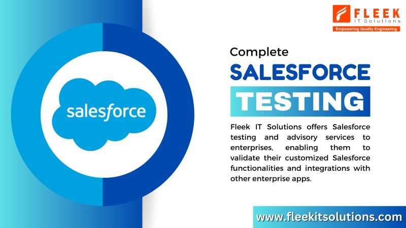 Fleek IT Solutions - Software Testing Company on LinkedIn: #salesforce ... Fleek IT Solutions - Software Testing Company on LinkedIn: #salesforce ...