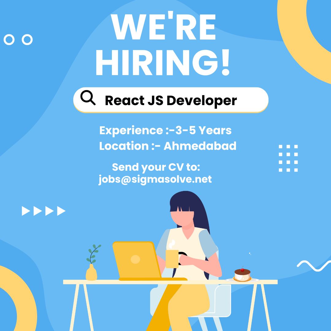 Swara Bhatt on LinkedIn: #hiring #reactjs Swara Bhatt on LinkedIn: #hiring #reactjs