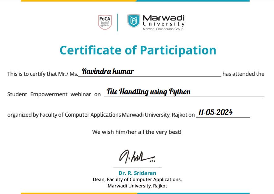 Ravindra Kumar on LinkedIn: File Handling using python Ravindra Kumar on LinkedIn: File Handling using python