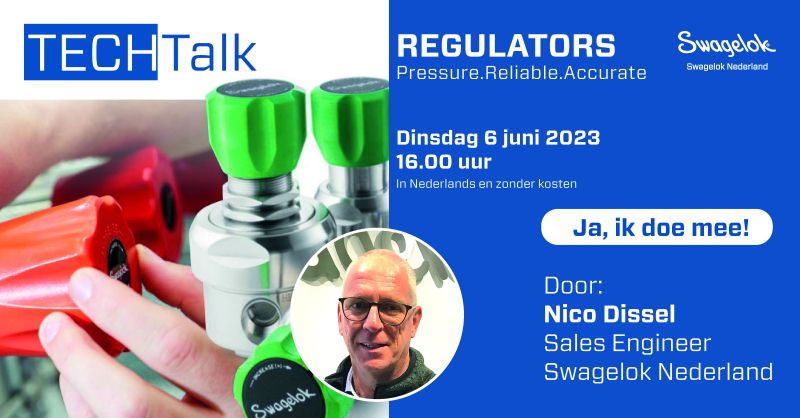 Swagelok Nederland on LinkedIn: TechTalk Regulators Swagelok Nederland on LinkedIn: TechTalk Regulators