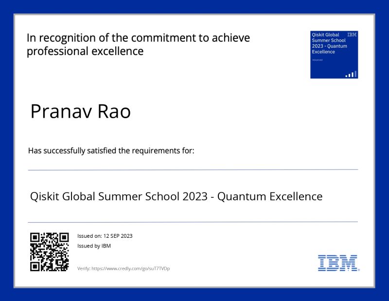 Pranav Rao on LinkedIn: I am glad to share that I have completed the ... Pranav Rao on LinkedIn: I am glad to share that I have completed the ...