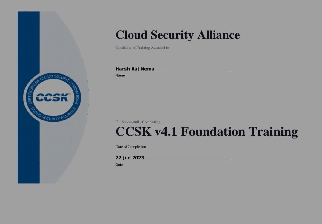 Harsh Raj Nema on LinkedIn: #cisco #cloudsecurity #virtualinternship # ... Harsh Raj Nema on LinkedIn: #cisco #cloudsecurity #virtualinternship # ...