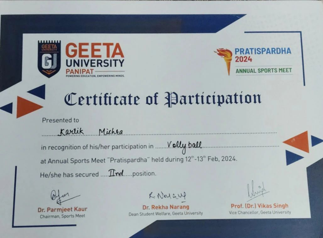 Kaartik Mishra on LinkedIn: #firstyearsuccess #achievements #growth # ... Kaartik Mishra on LinkedIn: #firstyearsuccess #achievements #growth # ...