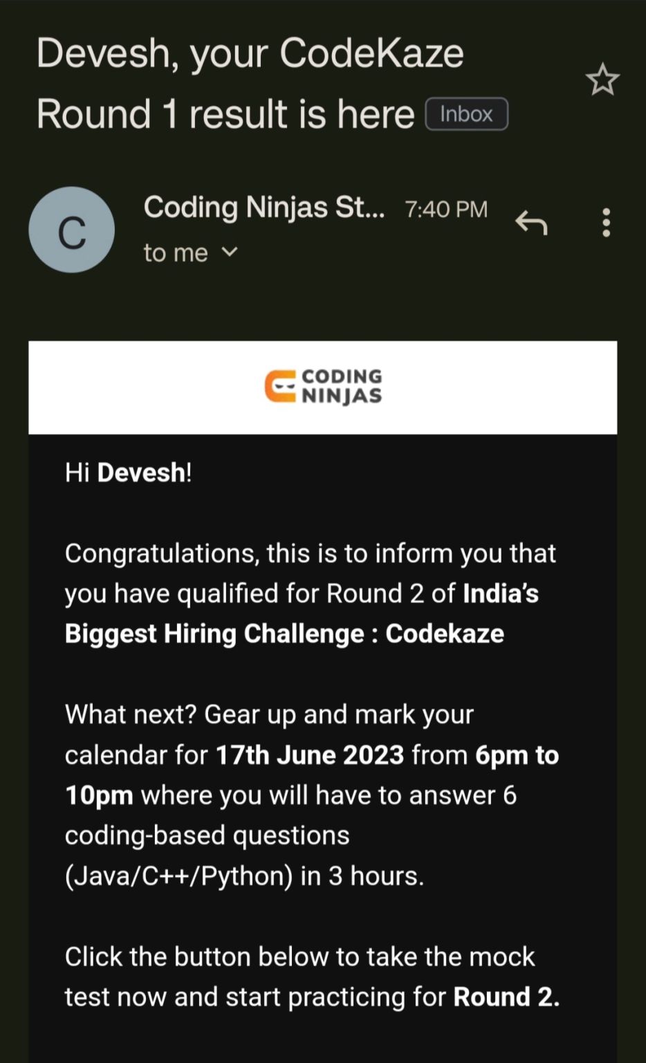 Devesh Sharma on LinkedIn: #codekaze Devesh Sharma on LinkedIn: #codekaze