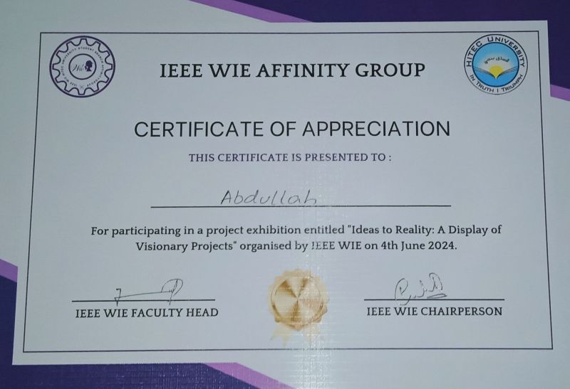 Abdullah Adnan on LinkedIn: #ieee #project #certificate Abdullah Adnan on LinkedIn: #ieee #project #certificate