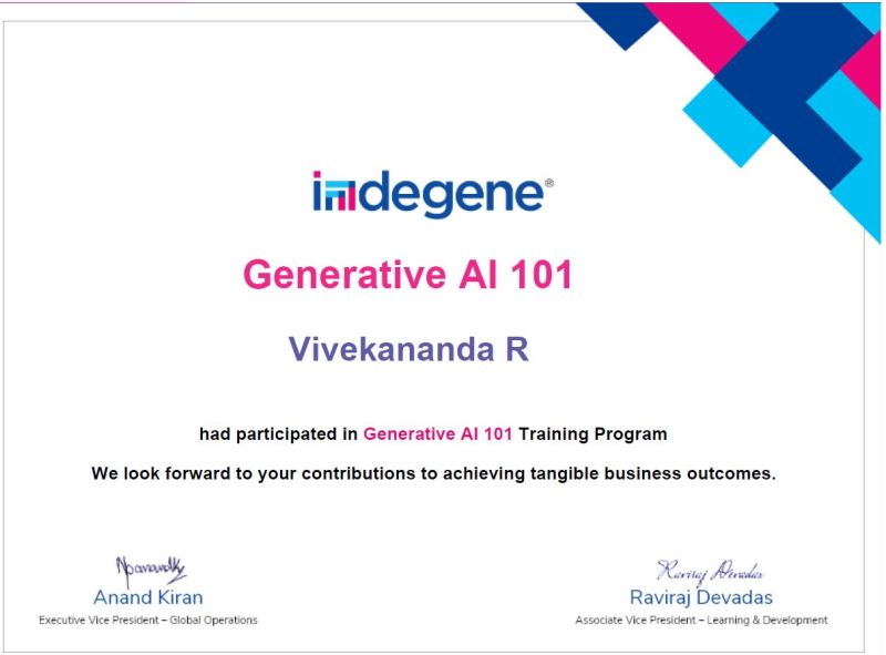 Vivek Gowda on LinkedIn: #indegene #generativeai #genai #indegeneproud ... Vivek Gowda on LinkedIn: #indegene #generativeai #genai #indegeneproud ...
