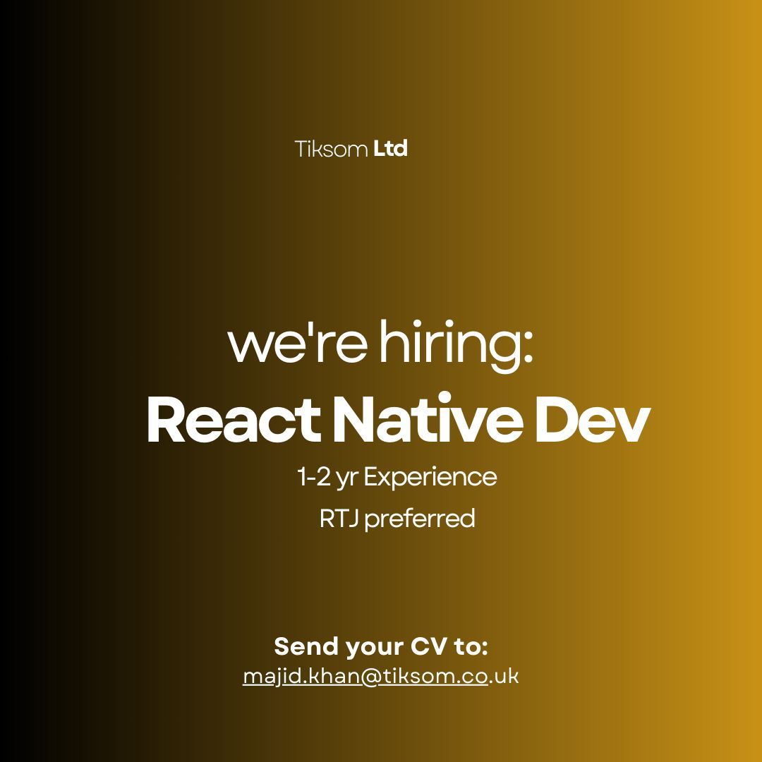 Majid Khan Lodhi on LinkedIn: #reactnative #jobs2024 #reactnativejobs Majid Khan Lodhi on LinkedIn: #reactnative #jobs2024 #reactnativejobs