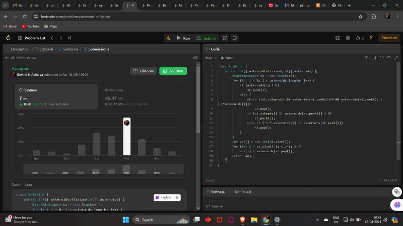 Govind N. Acharya on LinkedIn: Starting my daily LeetCode questions ... Govind N. Acharya on LinkedIn: Starting my daily LeetCode questions ...